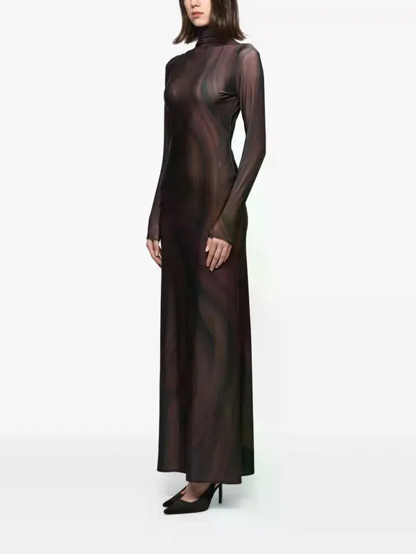 ATU BODY COUTURE Printed Maxi Dress