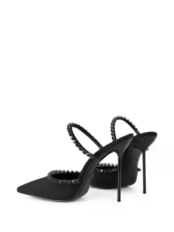 Paris Texas Lidia Crystal-embellished Mules