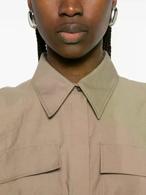 Brunello Cucinelli Pocket Belted Midi Dress - Neutrals