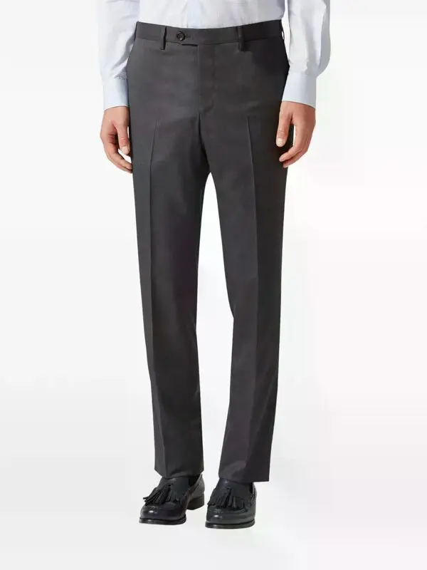 Pal Zileri Buttoned Straight Leg Trousers