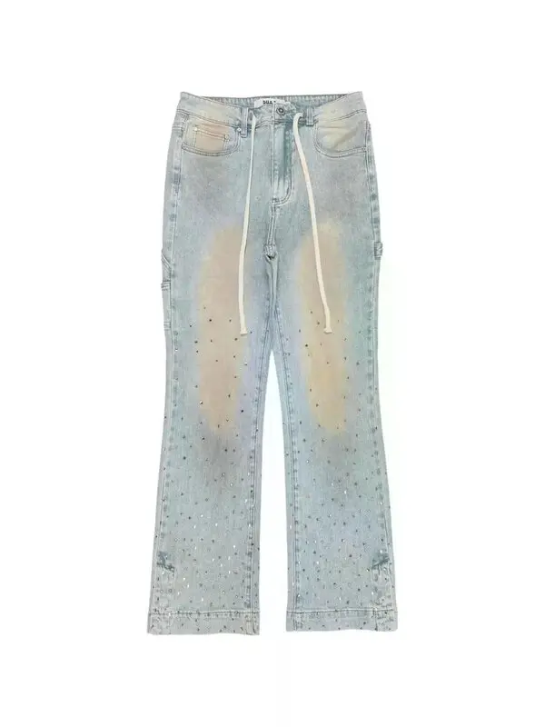 DUAA Rhinestone-embellished Jeans - Blue