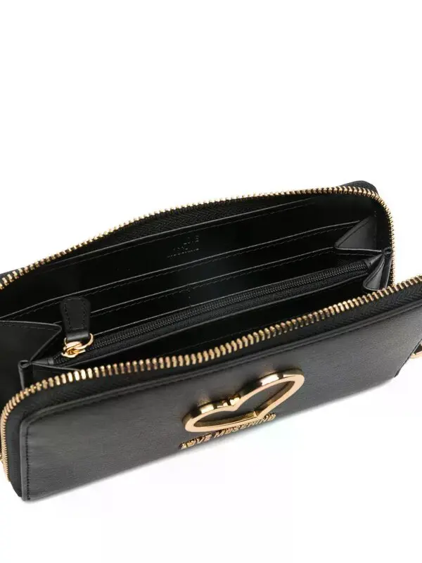 Moschino Heart Leather Wallet