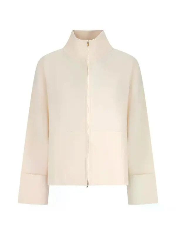 Max Mara Plava Zip-up Cardigan - Neutrals