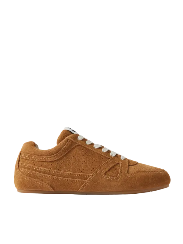 Isabel Marant Étoile Senny Perforated Suede Sneakers