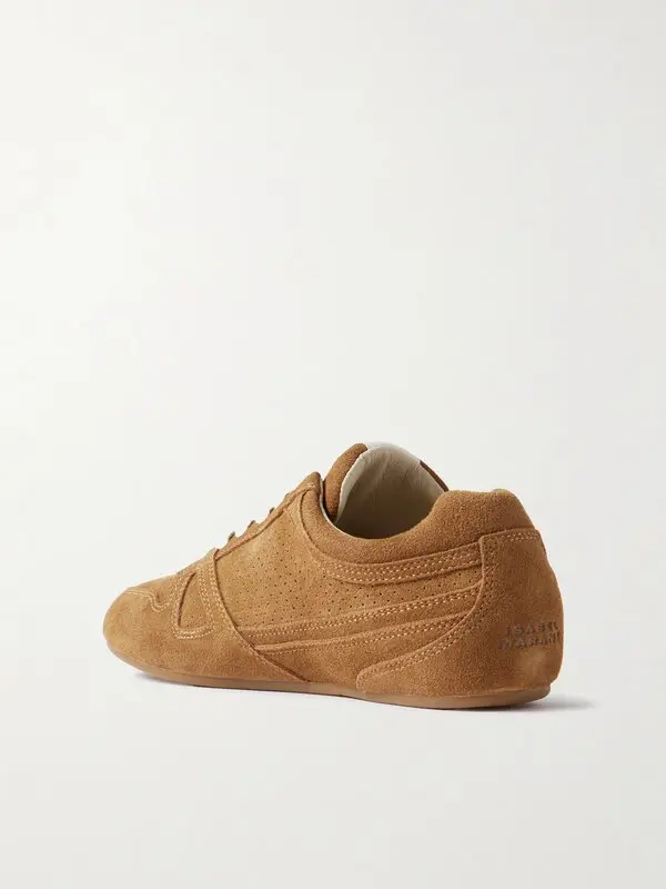 Isabel Marant Étoile Senny Perforated Suede Sneakers