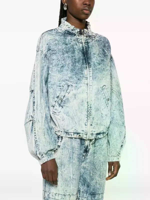 MARANT ETOILE Zipped Denim Jacket