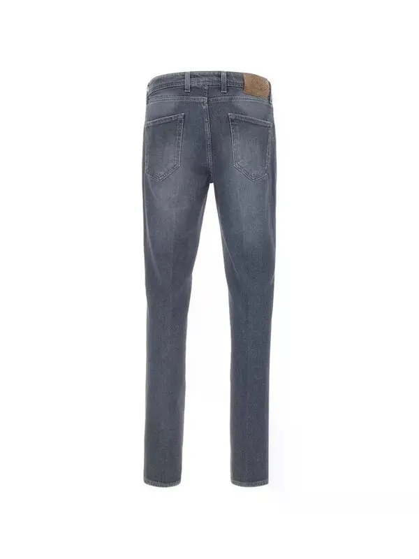 BRIGLIA 1949 Five-pocket Logo-patch Jeans