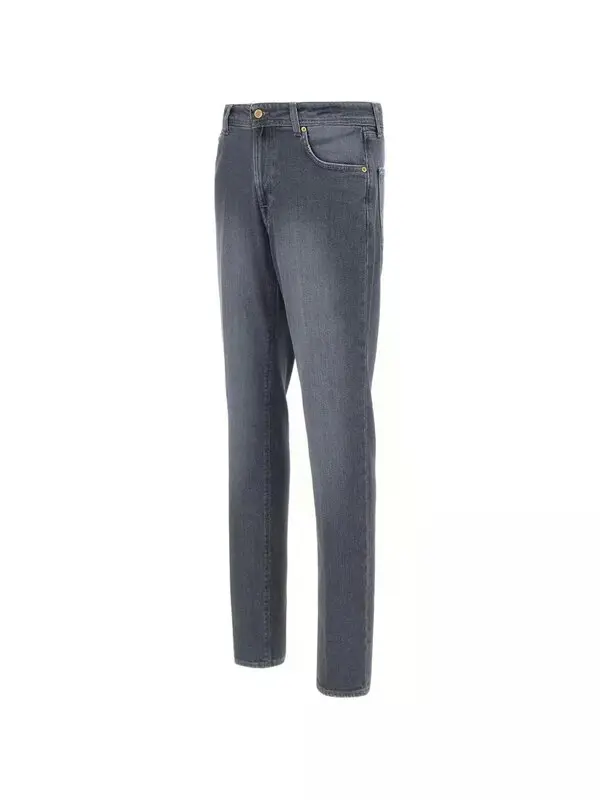 BRIGLIA 1949 Five-pocket Logo-patch Jeans