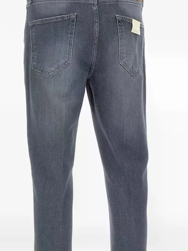 BRIGLIA 1949 Five-pocket Logo-patch Jeans