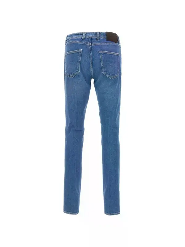 BRIGLIA 1949 Five-pocket Straight Leg Jeans