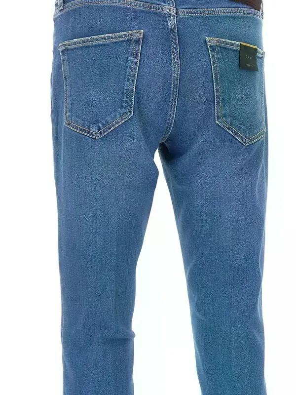 BRIGLIA 1949 Five-pocket Straight Leg Jeans