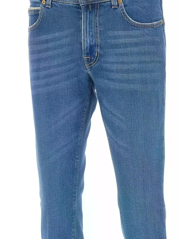 BRIGLIA 1949 Five-pocket Straight Leg Jeans