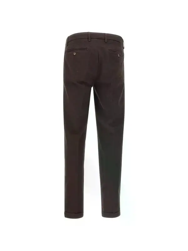 RE-HASH Mucha Pleated Turn-up Hem Chinos