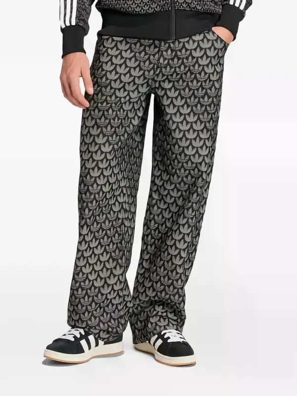 Adidas Monogram-print Jeans