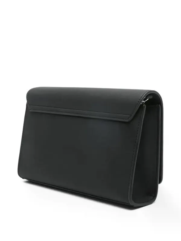 Moschino Logo-lettering Shoulder Bag - Black