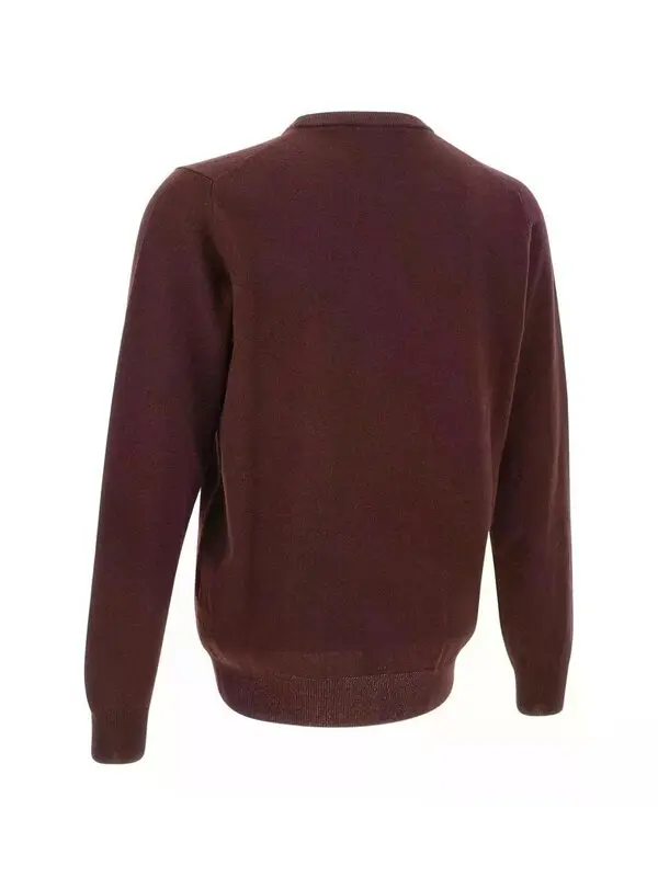 FILIPPO DE LAURENTIIS Ribbed Crew-neck Sweater - Brown