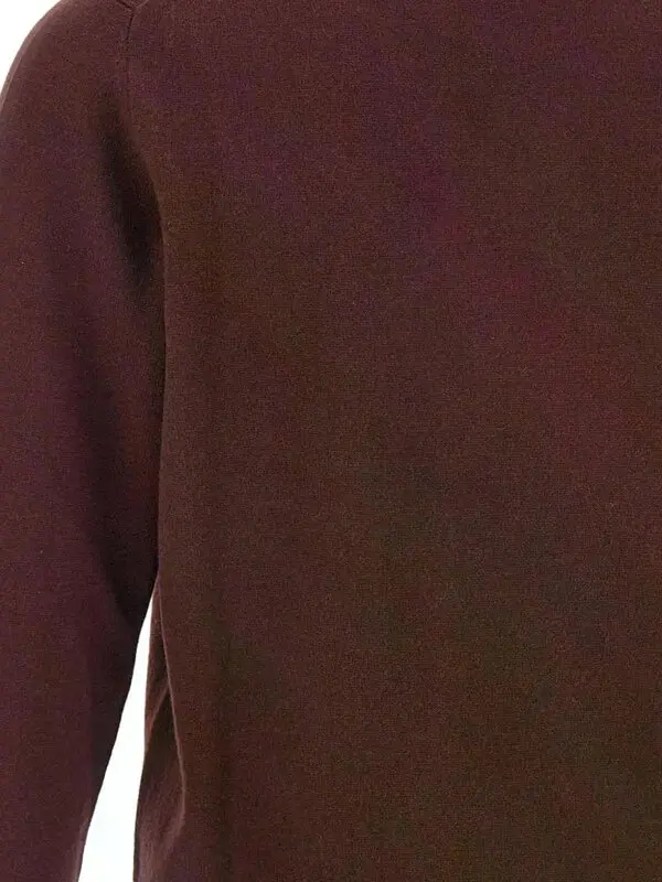 FILIPPO DE LAURENTIIS Ribbed Crew-neck Sweater - Brown