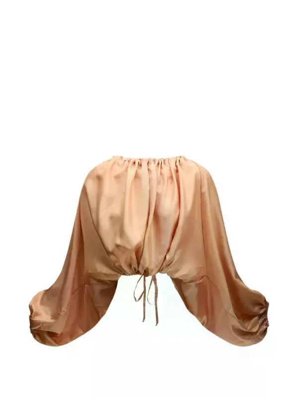 DI STAVNITSER Paloma Bishop-sleeve Blouse