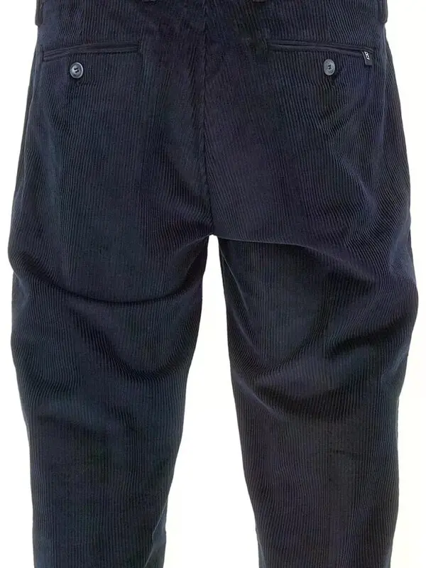 RE-HASH Pleated Cotton Trousers