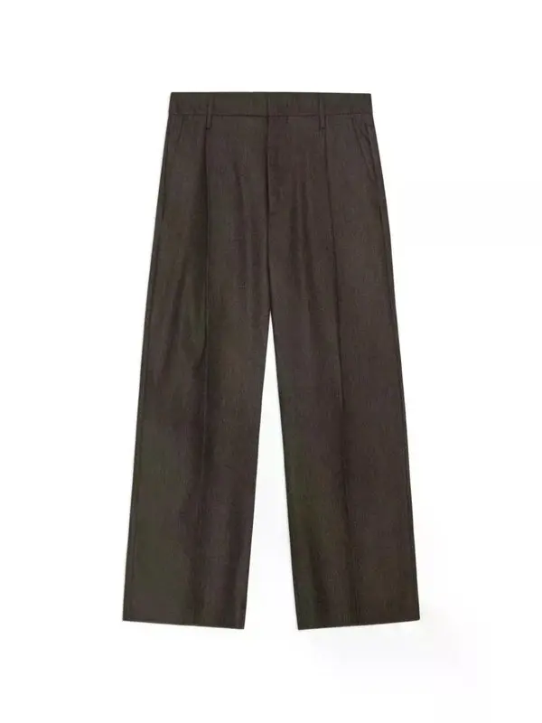 Nn07 Kay Pleated Trousers - Brown
