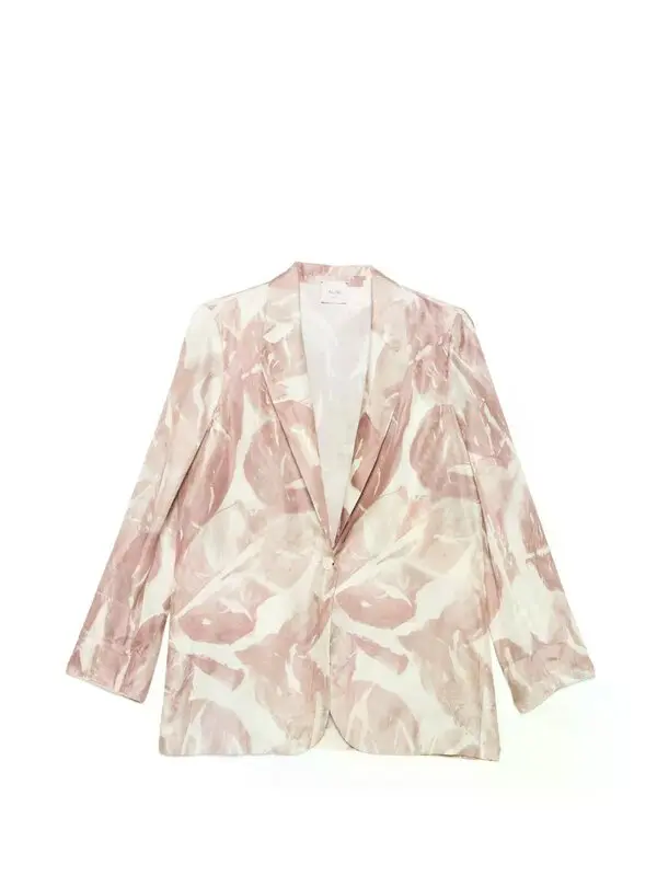 ALYSI Floral Single-breasted Jacket - Pink