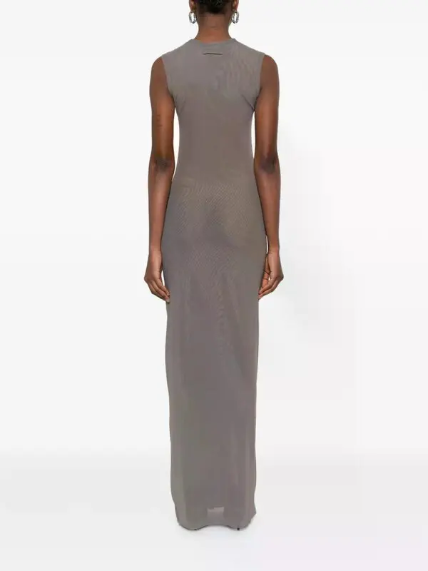 JEAN PAUL GAULTIER Gathered Sleeveless Maxi Dress - Green