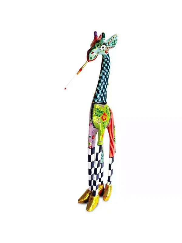 TOMS DRAG Olivia Giraffe Ornament - Green