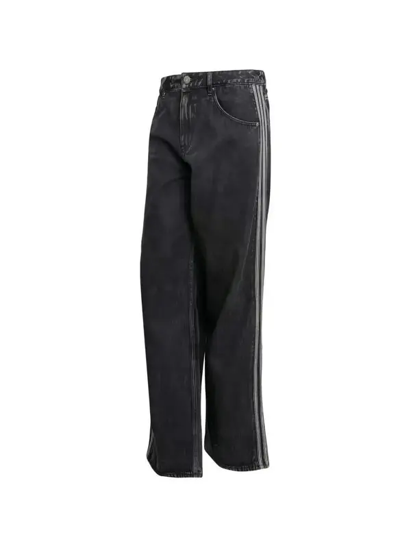 Adidas Firebird Striped Jeans - Black
