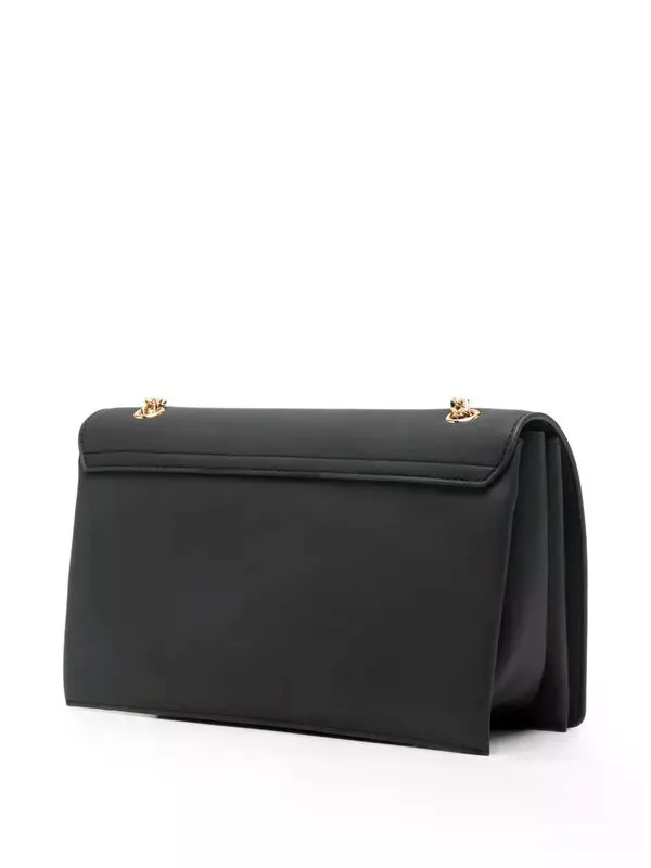 Moschino Logo-lettering Shoulder Bag - Black