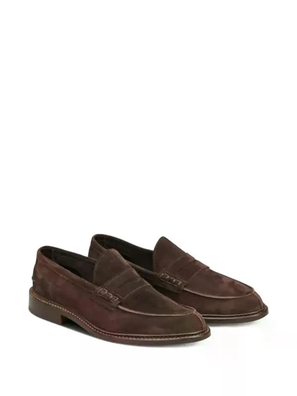 TRICKER'S Adam Suede Loafers - Brown
