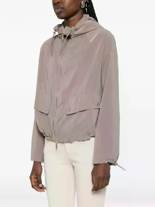 Emporio Armani Hooded Jacket With Flap Pockets