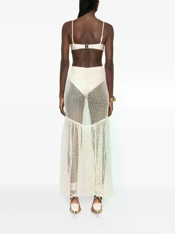 PatBO Cutout Embellished Maxi Dress