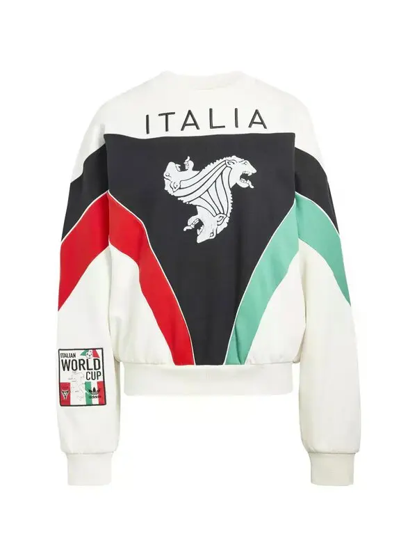 Adidas Italia Coppa Del Mundo Graphic Sweatshirt - Neutrals