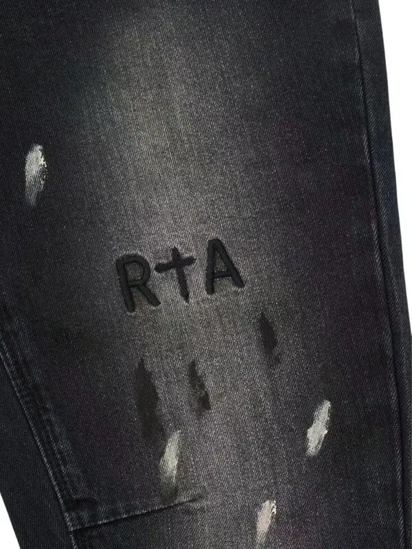 RtA Bryant Paint-splatter Jeans
