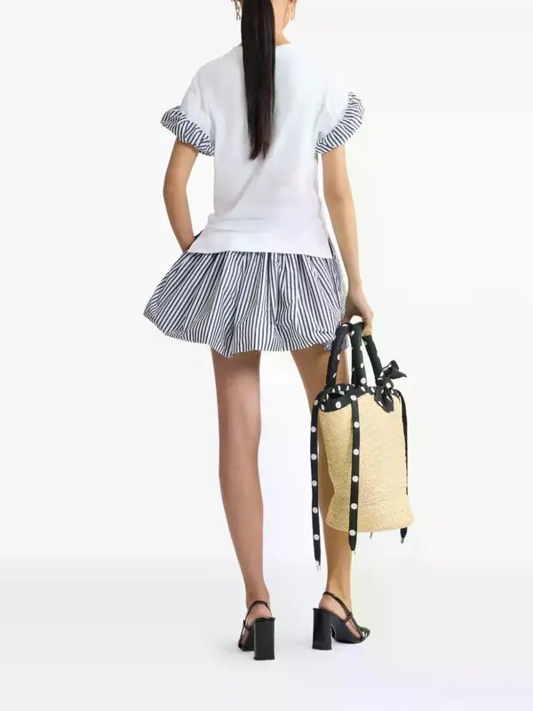 PATOU Striped-sleeves T-shirt - White