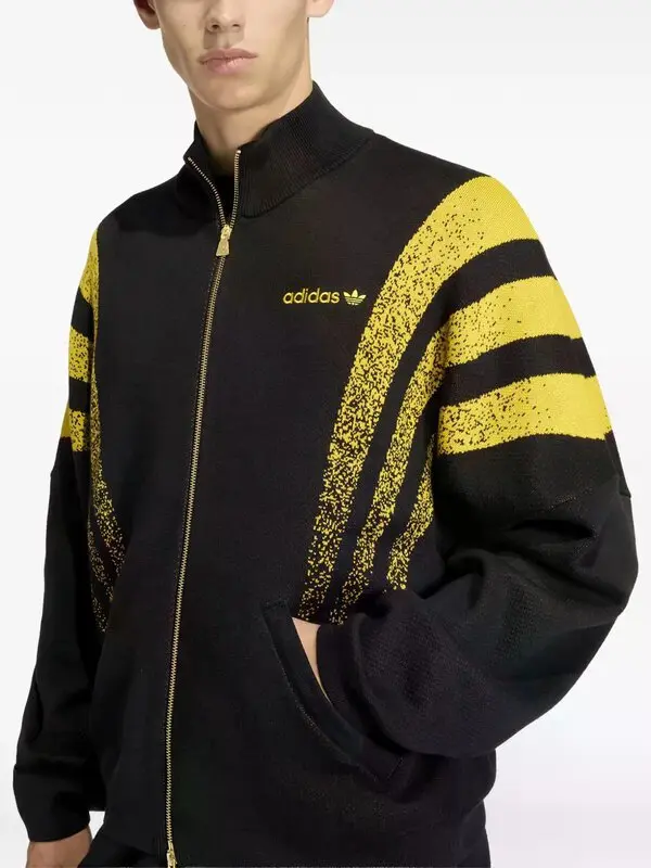 Adidas Santiago Striped Zip Jacket - Black