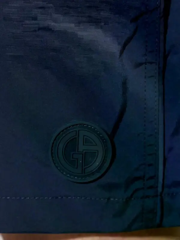 Giorgio Armani Drawstring Swim Shorts - Blue
