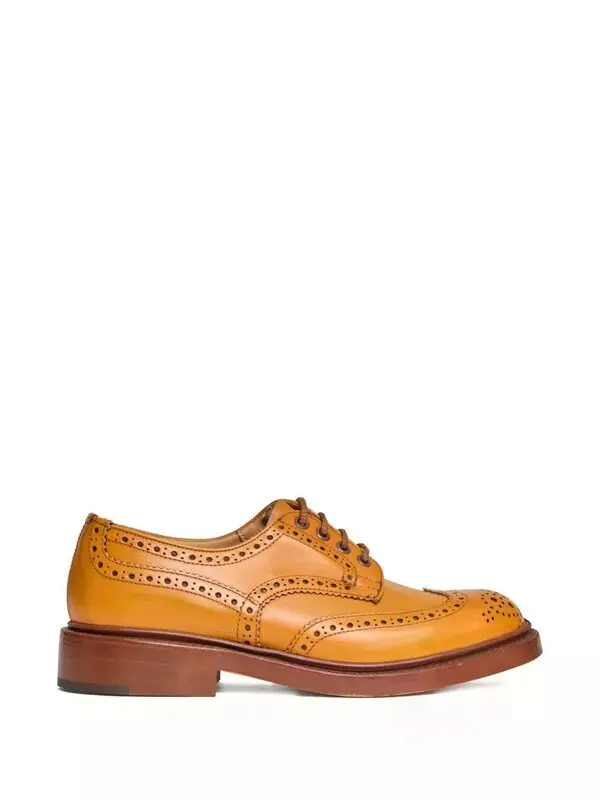 TRICKER'S Bourton Leather Derby Shoes - Brown