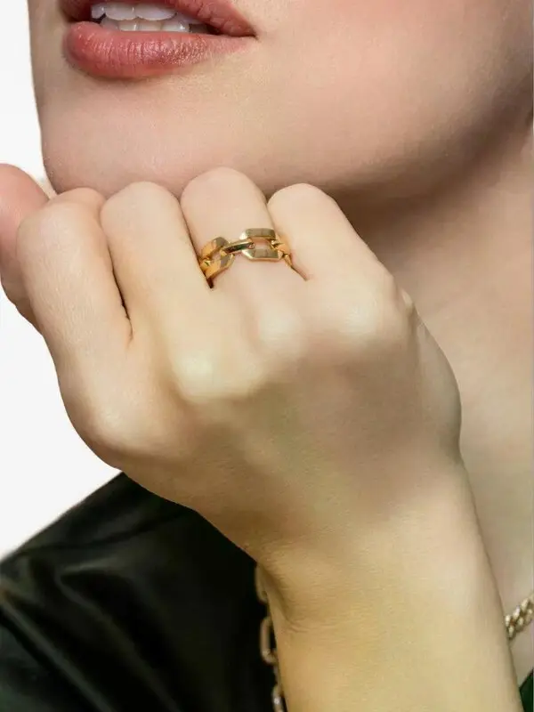 Shay Link Ring - Gold