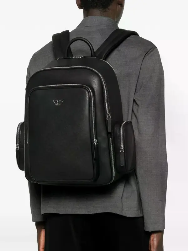 Emporio Armani Zipped Backpack