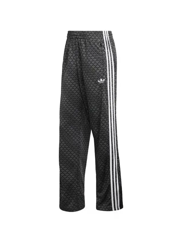 Adidas Firebird Logo-print Stripe Track Pants - Grey