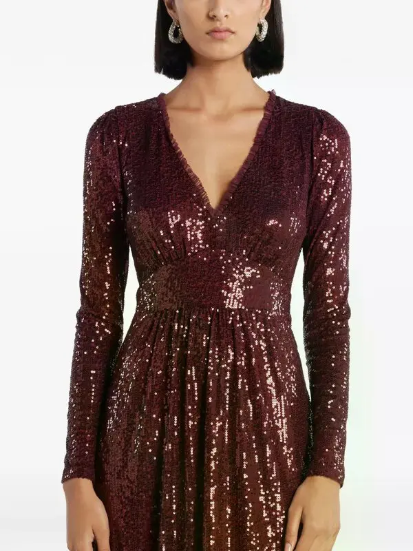 NEEDLE & THREAD Chelsea Sequin Midi Dress
