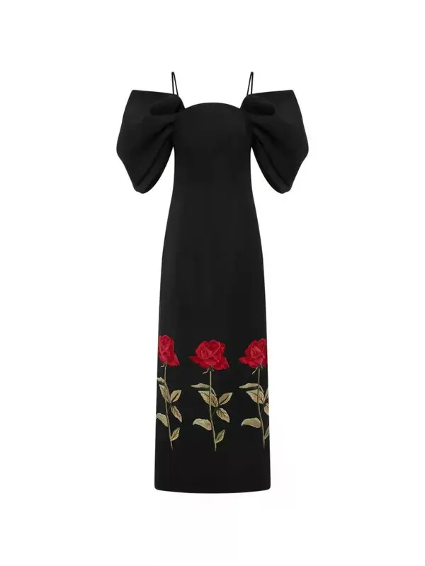 LEO LIN Arabella Floral Midi Dress