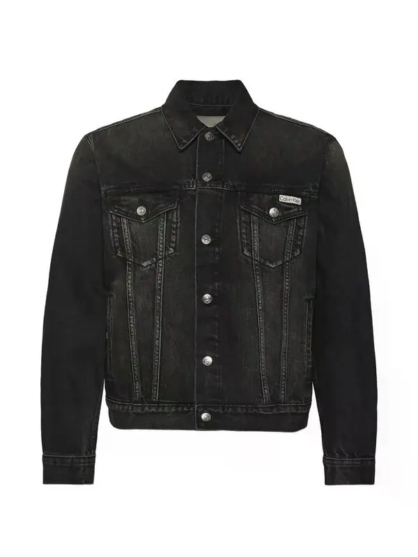 Calvin Klein Buttoned Jacket - Black