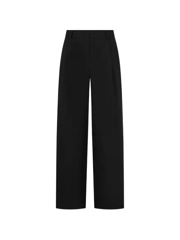 STUDIO TOMBOY Pintuck-detail Trousers - Black