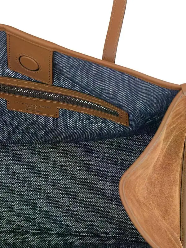GIANNI CHIARINI Marcella Suede Shoulder Bag - Brown