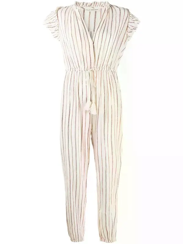 Ulla Johnson Striped Jumpsuit - Neutrals
