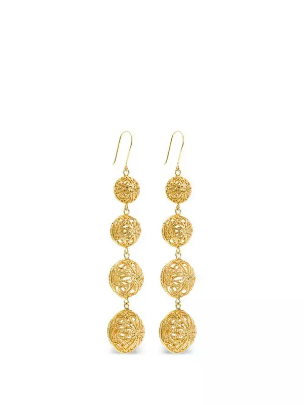 FREYA ROSE Ava Filigree Earrings - Gold