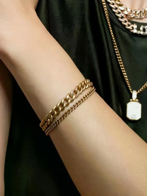 Shay Diamond Link Bracelet - Gold