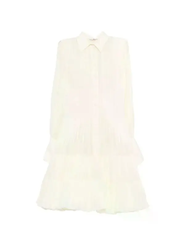 Ermanno Scervino Pleated Mini Dress